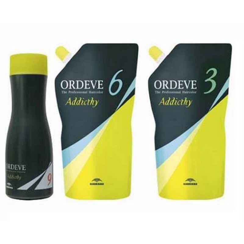 Jual MILBON ORDEVE ADDICTHY DEVELOPER 3% 6% 9% 10vol 20vol 30vol Original Japan 1000ml | Shopee ...