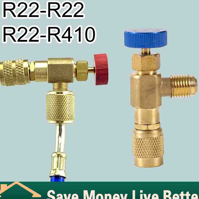 Jual Eksklusif R22R41 Charging Valve Converter Sambungan Manifold Adapter Katup Pengaman Ac Kant ...