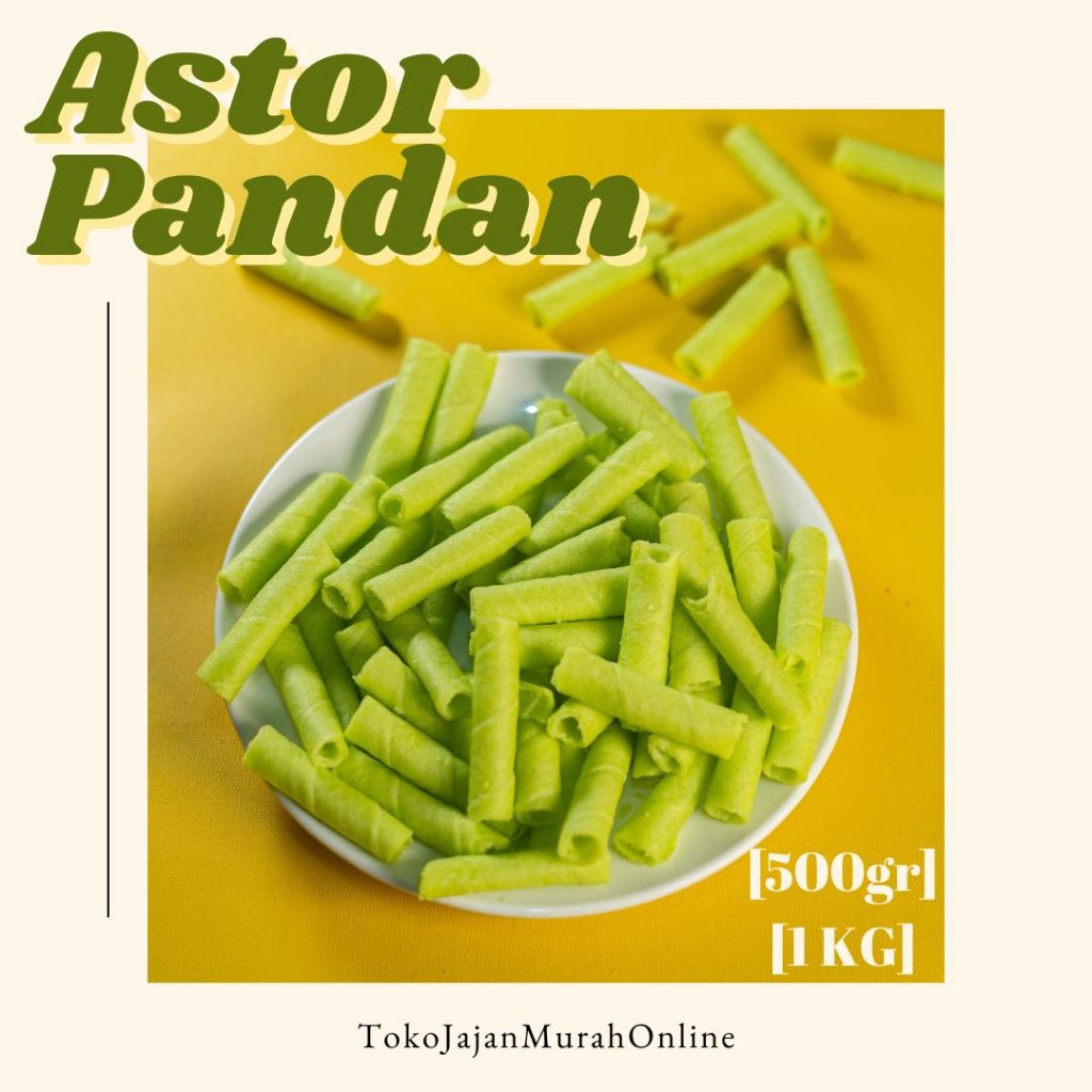 Jual Camilan Snack Astor Twister Wafer Roll Manis Rasa Pandan Vanilla ...