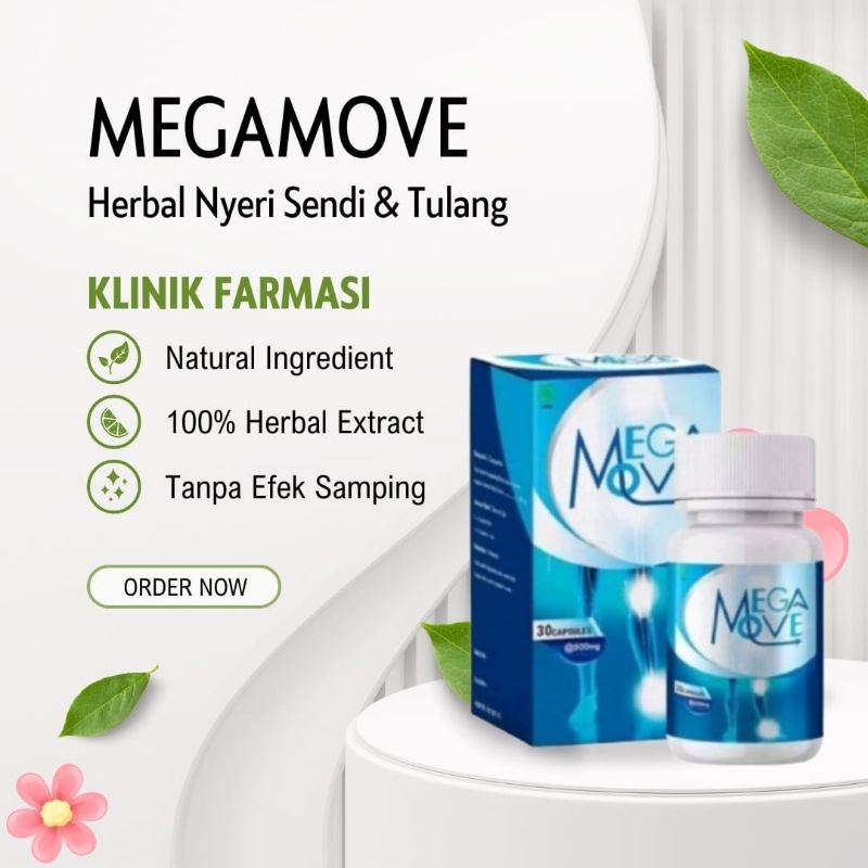 Jual Megamove Suplemen Nyeri Sendi Untuk Kesehatan Tulang Dan Sendi ...