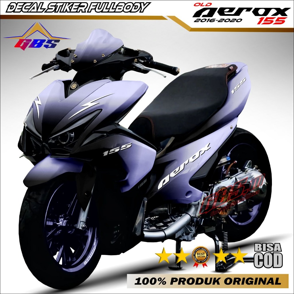 Jual Stiker Decal Sticker Variasi Full body Aerox 155 Old Dekal Stiker ...