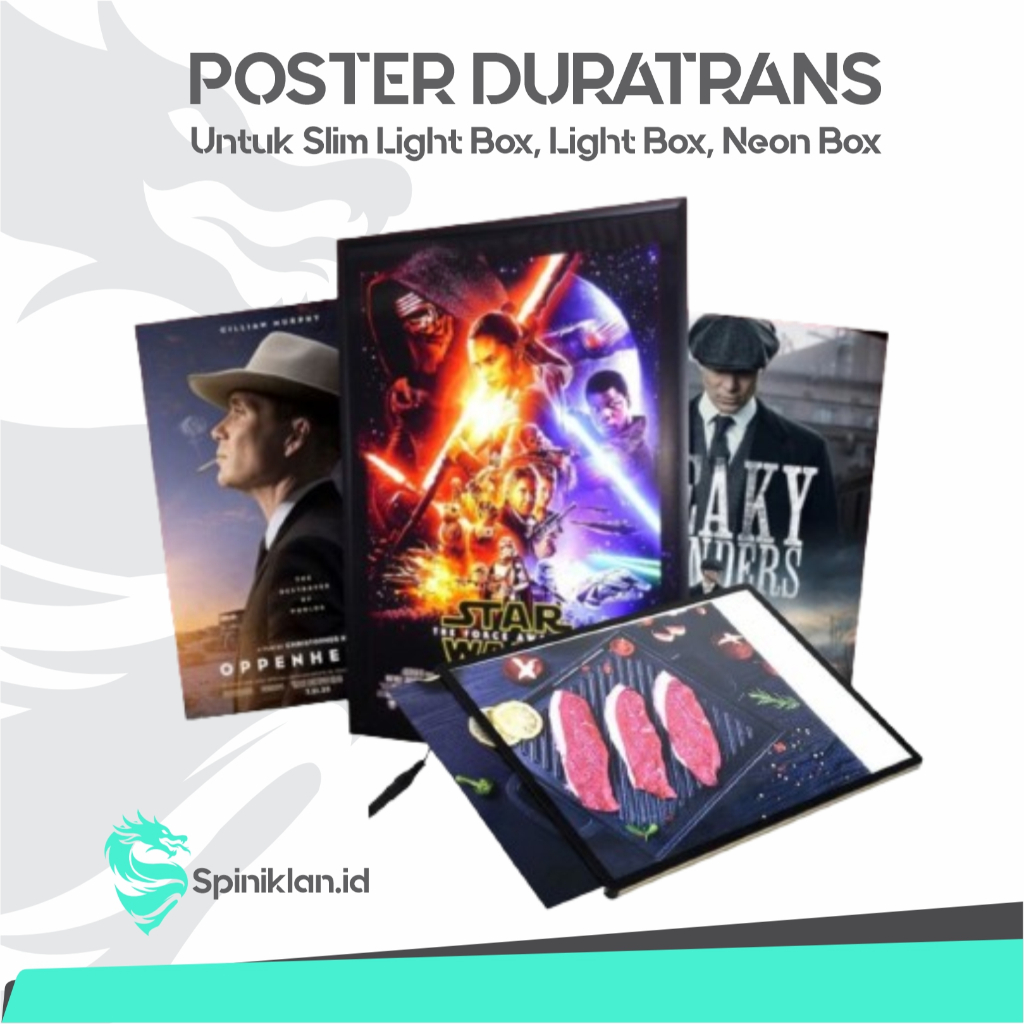 Jual Poster Duratrans For Slim Light Box Uk L Spiniklan.id | Shopee ...