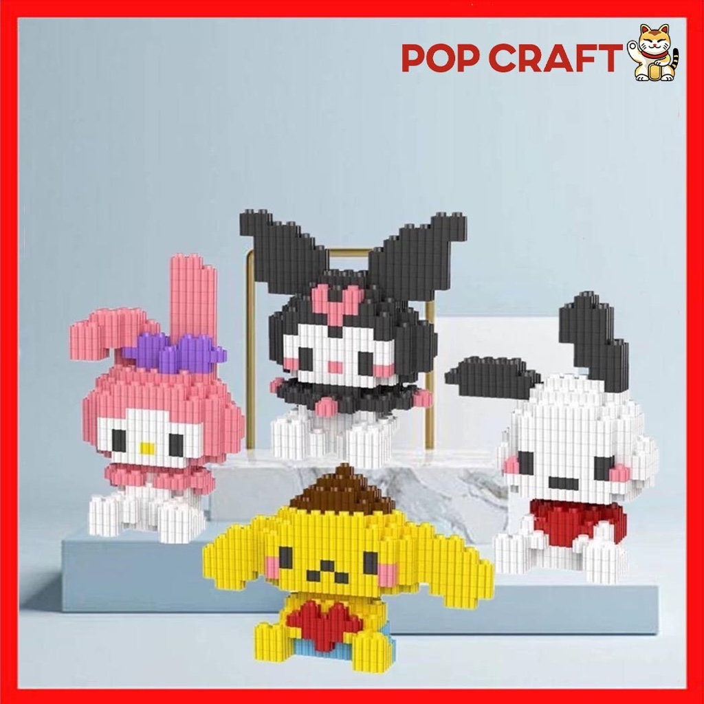 Jual PC Nano Block Model Kartun DIY Building Mainan Balok Susun Bricks ...