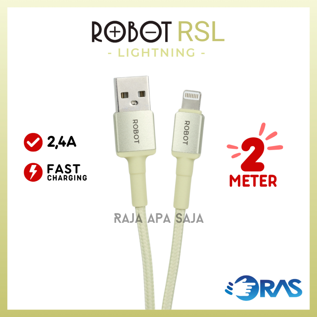 Jual Kabel Data Charger Lightning IP Fast Charging 2.4A Data Cable ...