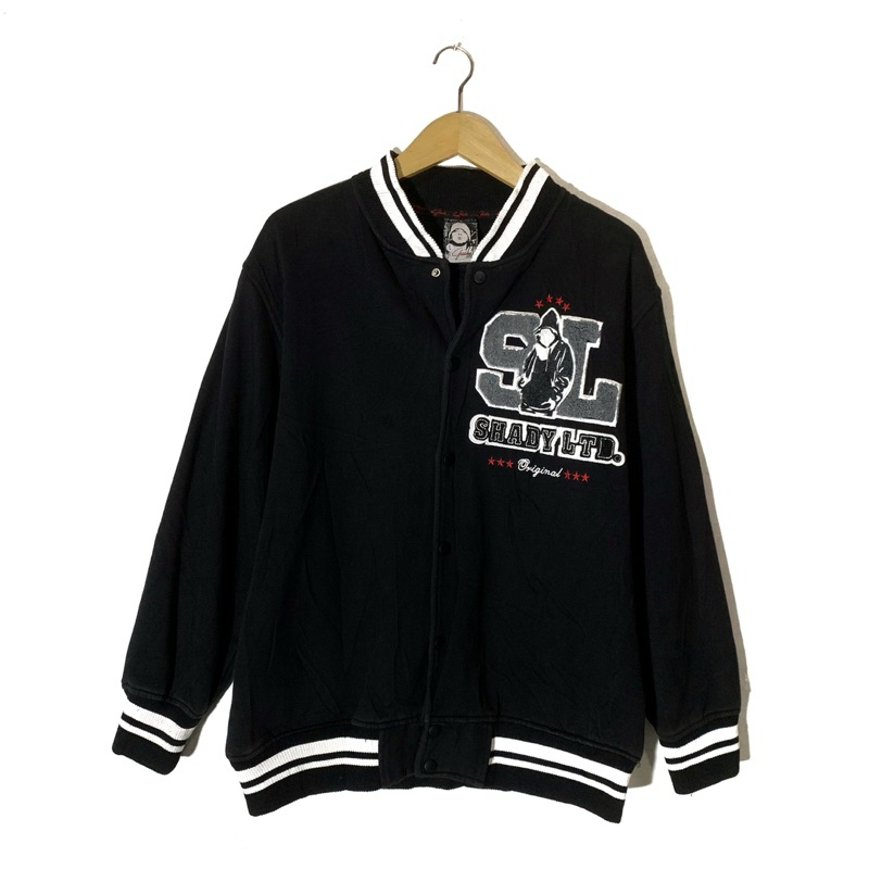 Jual Eminem slim shady record ltd Rap hiphop varsity Jacket Vintage ...