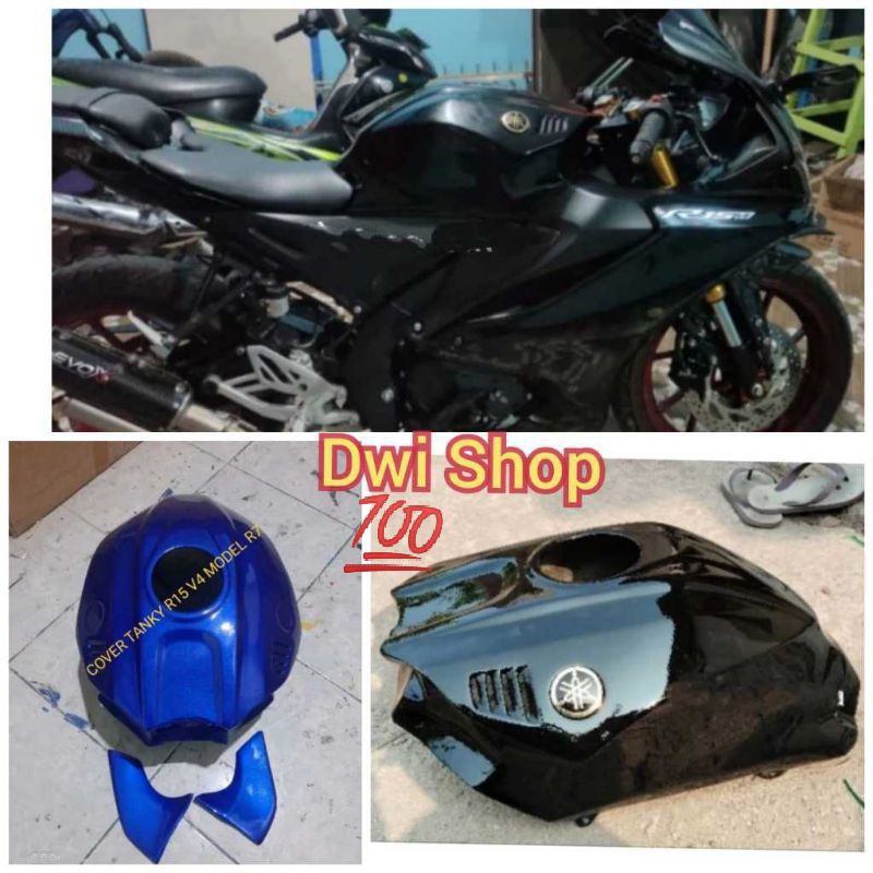 Jual Cover tangki Yamaha R15 V4 R15M Custom model R7 | Shopee Indonesia