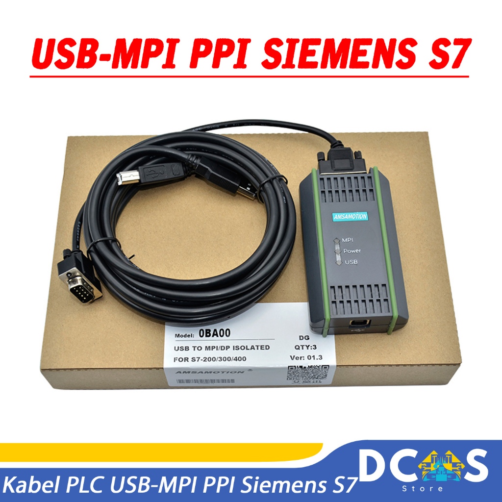 Jual USB-MPI PPI DP PLC Programming Cable SIEMENS S7-200/300/400 S7-300 | Shopee Indonesia