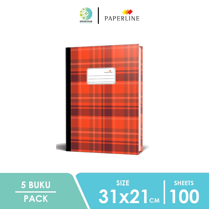 Jual Paperline Buku Folio Hard Cover Isi 100 Lembar | Shopee Indonesia