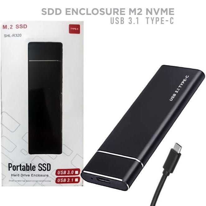 Jual CASE SSD NVME M.2 & NGFF 2 IN 1 | SSD CASING ENCLOSURE USB 3.1 M.2 ...