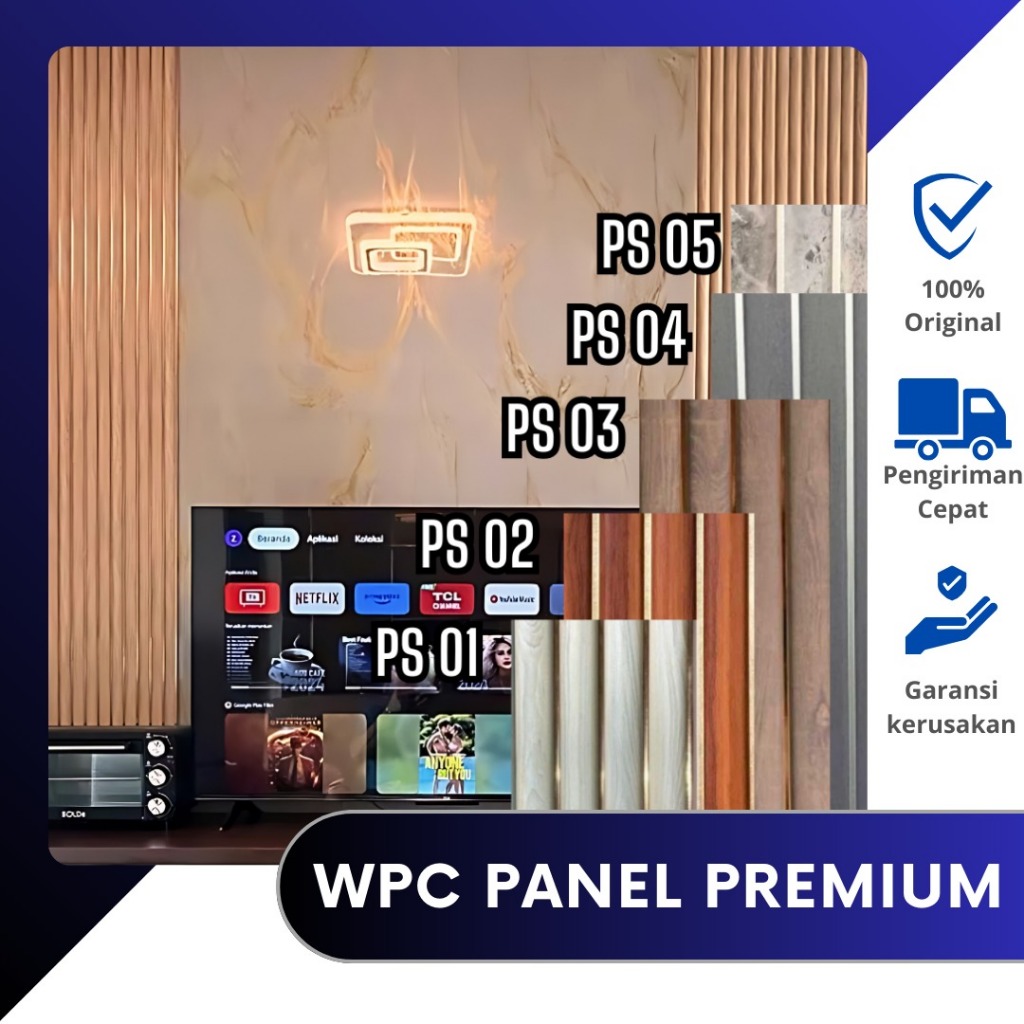 Jual WPC PANEL (PREMIUM) Panjang 3 Meter dan 1 Meter / Wpc Panel Tipe ...