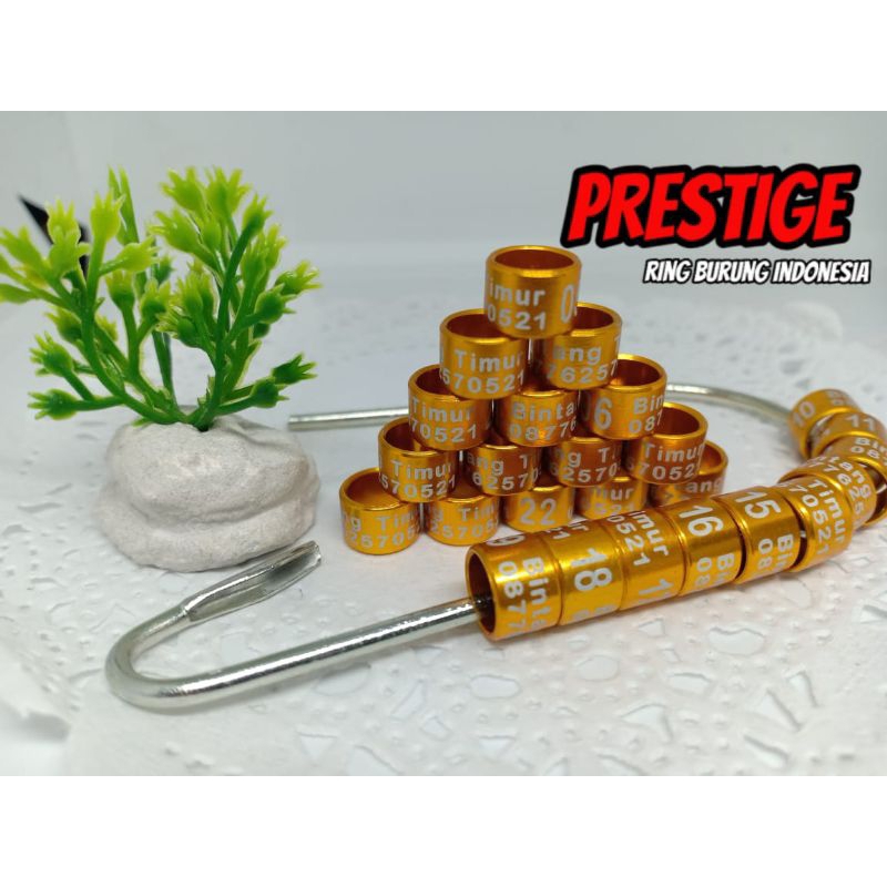 Jual RING MERPATI PERKUTUT MURAI KENARI LASER BISA REQUEST NAMA NO HP ...