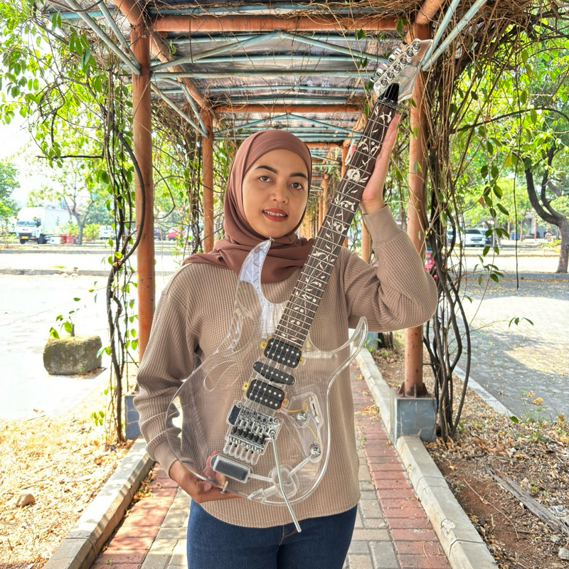 Jual GITAR ELEKTRIK IBANEZ JEM PIA AKRILIK TEMBUS PANDANG | Shopee ...
