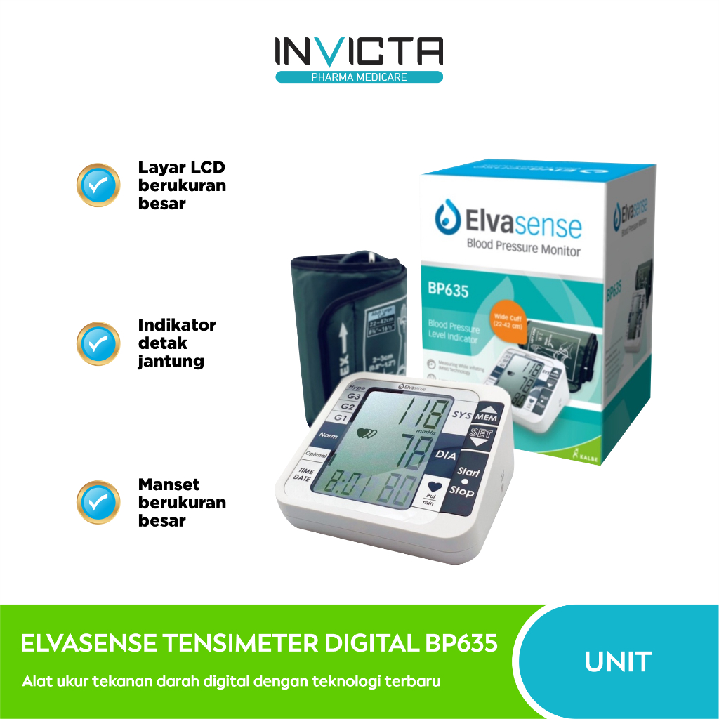 Jual Elvasense Tensimeter Digital - BP635 | Shopee Indonesia
