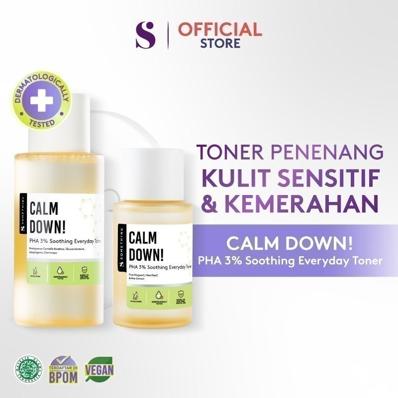 Jual SOMETHINC MAKEUP Calm Down! PHA 3% Soothing Everyday Toner - Toner ...