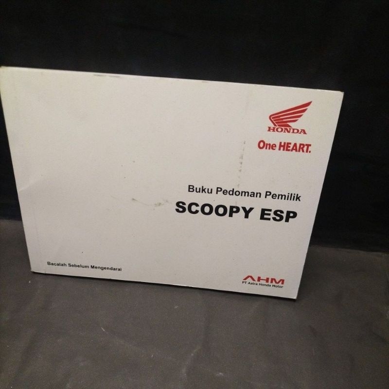 Jual buku pedoman pemilik kendaraan Honda Scoopy ESP | Shopee Indonesia