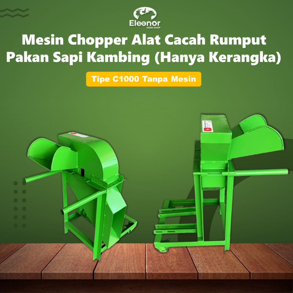 Jual Mesin Chopper Tipe C1000 Alat Cacah Rumput Pakan Sapi Kambing ...