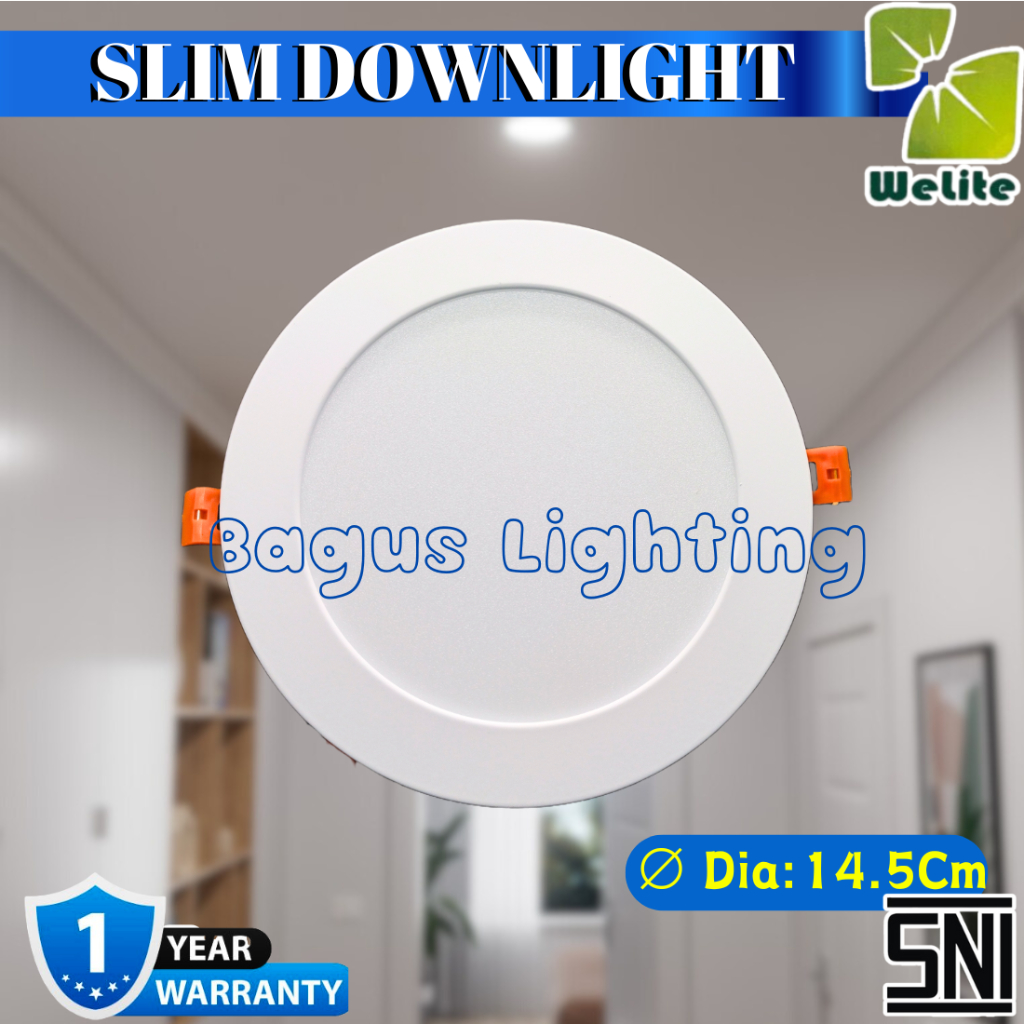 Jual Lampu Downlight Led 12W We Lite Slim Down Light Panel Inbow Garansi | Shopee Indonesia