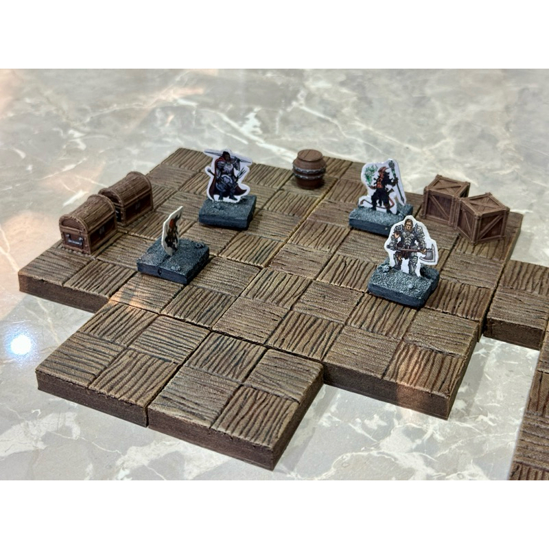 Jual Dungeon Tiles Wood Dungeons and Dragons DnD Wargaming Tabletop RPG ...