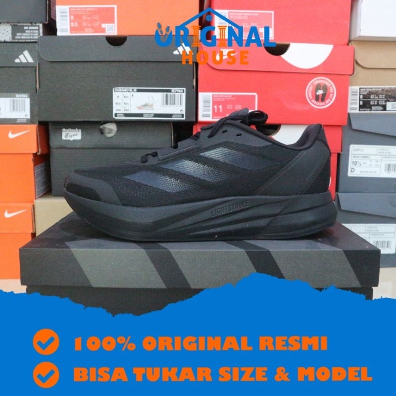 Jual Sepatu Lari Adidas Duramo Speed Triple Black IE7267 ORIGINAL RESMI ...