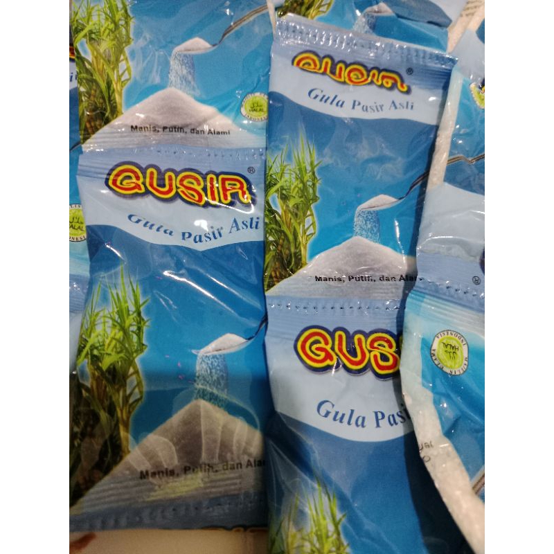 Jual GULA PASIR RENCENG ISI 10 SACHET MEREK GUSIR / TEBU TERGANTUNG STOK YANG READY | Shopee ...