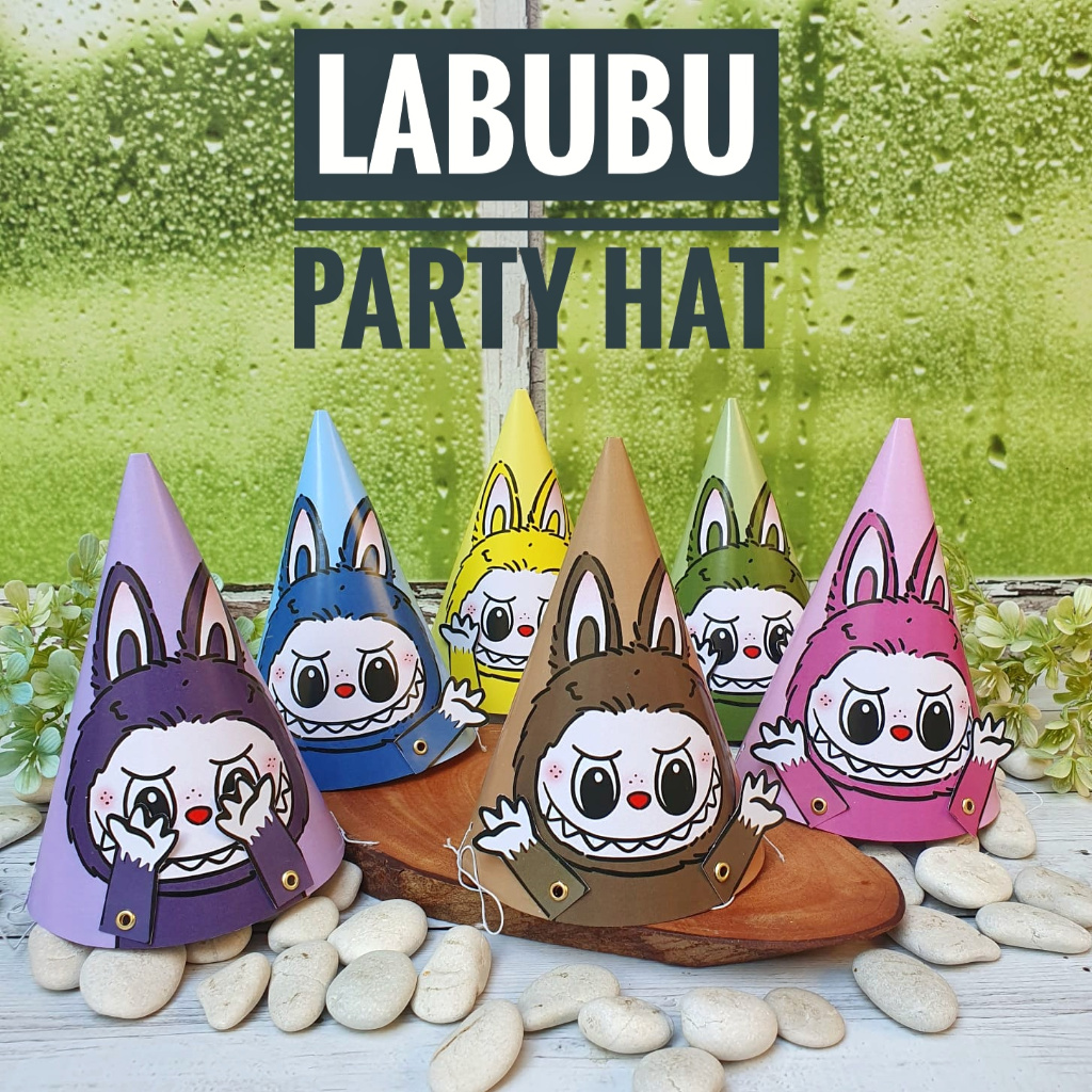 Jual Labubu Party Hat Topi Pesta Perlengkapan Dekorasi Ulang Tahun ...