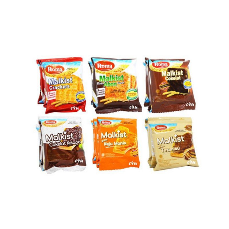Jual ROMA MALKIST RENCENG COKLAT, ABON, COKLAT KELAPA, CRACKERS, KEJU ...