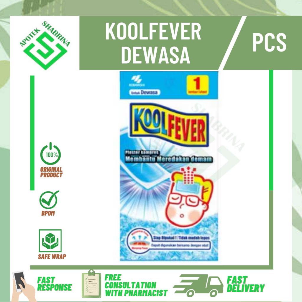 Jual Koolfever For Adult 1 Sachet / Kool Fever Plester Demam Dewasa | Shopee Indonesia