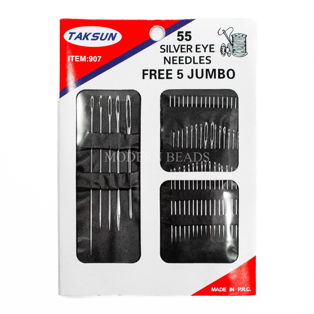 Jual Jarum Jahit Tangan TAKSUN (50 pcs + 5 EXTRA Jarum Besar) Item No ...