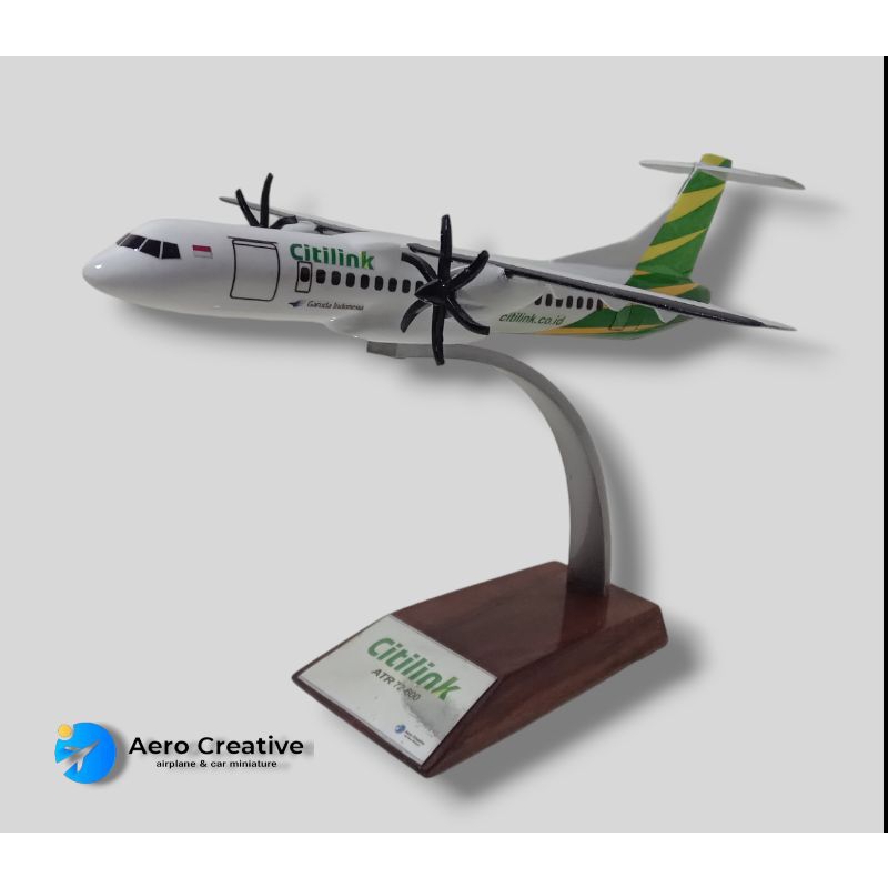 Jual Pajangan miniatur pesawat ATR Citilink | wings air | garuda ...