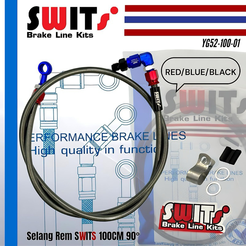 Jual SELANG REM SWITS 45 & 90 DERAJAT 100CM SELANG CARBON THAILAND ...