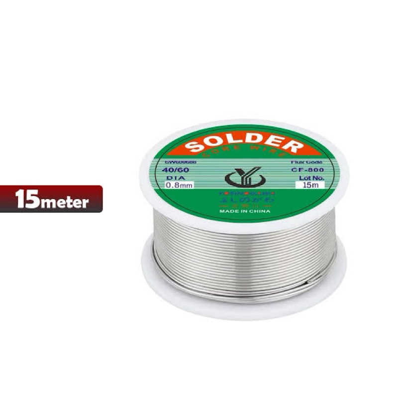 Jual Timah Solder 10m - Timah Solder Wire 63/37 2% Flux Reel Tube Tin ...
