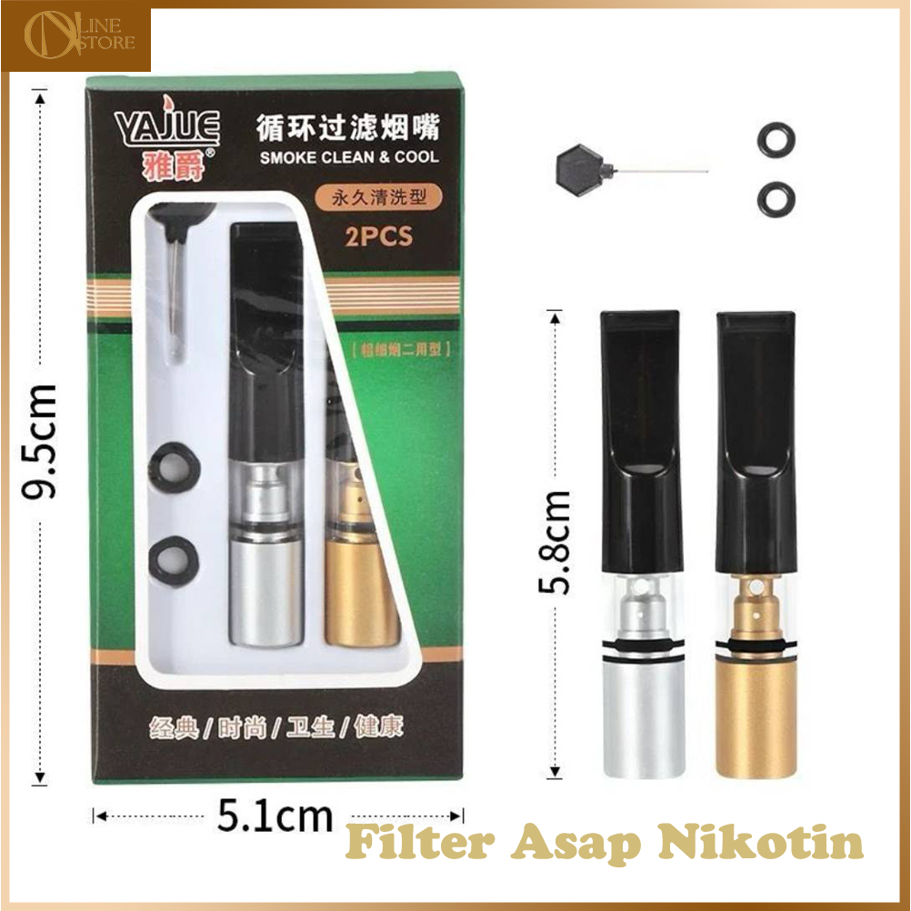 Jual Asbak Portable Elektrik Universal Pipa Stik Holder FIlter ...
