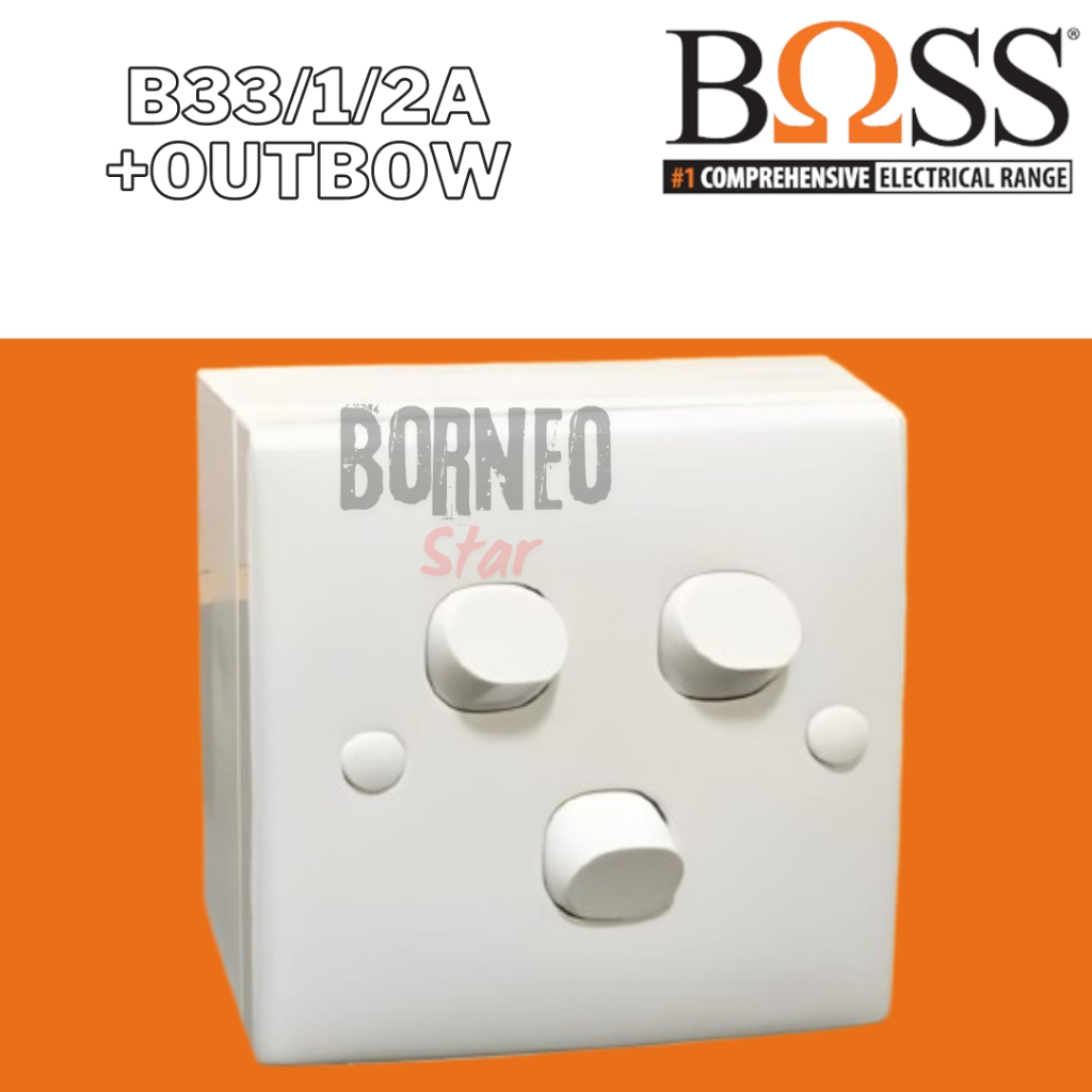 Jual Saklar Triple B33/1/2a Outbow Plus + Kotak OutBow BOSS - High ...