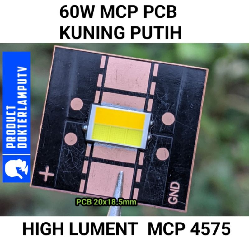 Jual MCP + PCB 60 WATT PUTIH KUNING CHIP 4575 7545 9-10V HIGH QUALITY ...