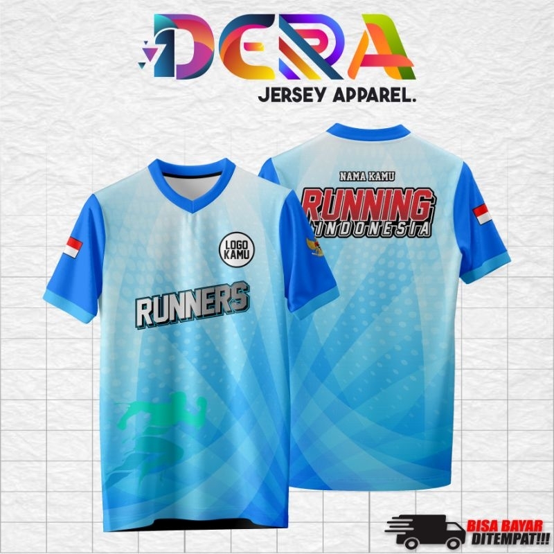 Jual Jersey Running/ Jersey Pelari Costum Desain | Shopee Indonesia