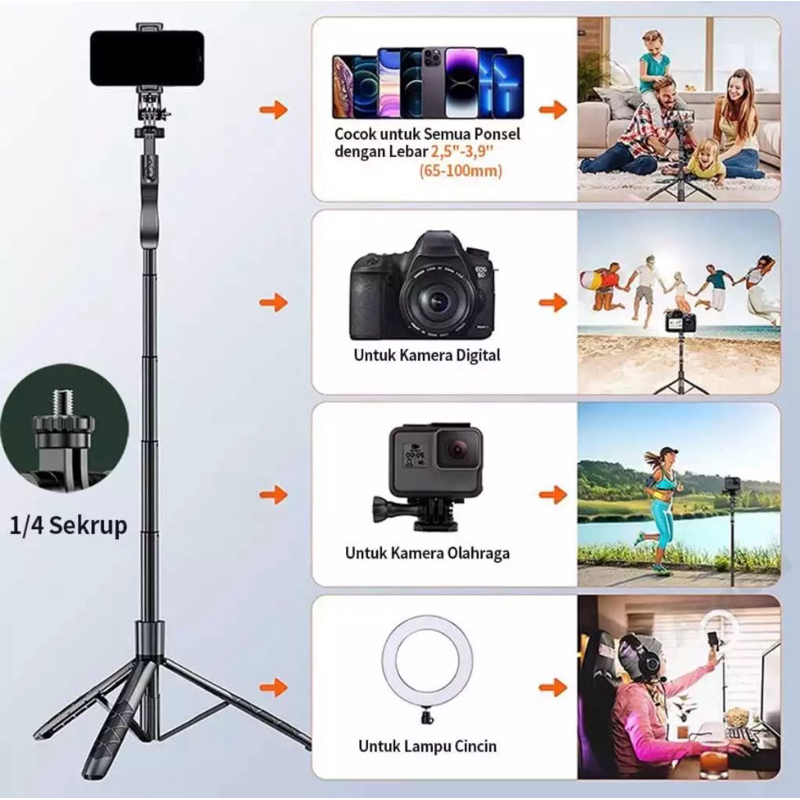 Jual TRIPOD HANDPHONE KONTEN TNW L16 | TRIPOD TONGSIS KAMERA DSLR KOKOH ...