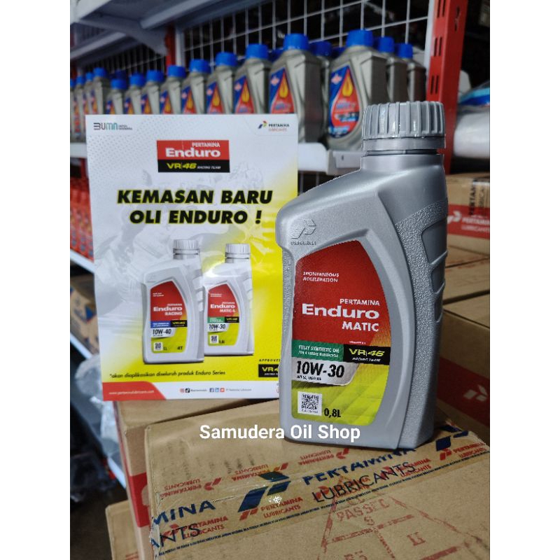 Jual Oli Enduro Matic Fully Synthetic Oil 10W-30 0.8L | Shopee Indonesia