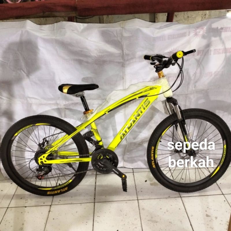 Jual sepeda gunung sepeda MTB 24 Atlantis at 730 rem disc 21 speed ...