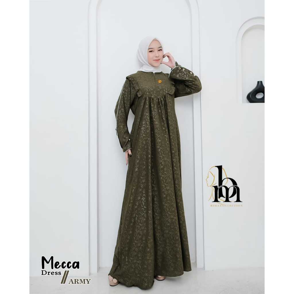 Jual Baru gamis Mecca dress murah fashion muslim wanita kekinian ...