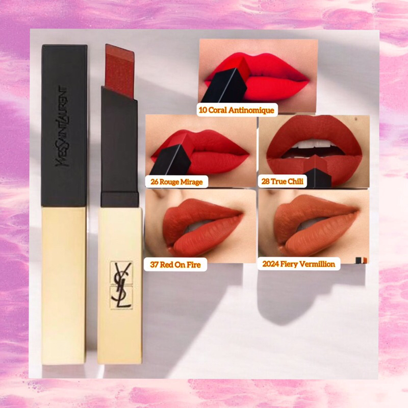 Jual Ysl The slim matte & sheer produk full size tester with box ...