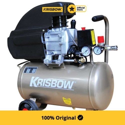 Jual Krisbow Kompresor Angin 2Hp 24L 8Bar 1P KW1300924 | Shopee Indonesia