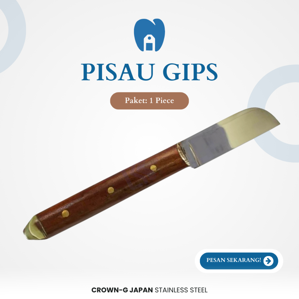 Jual Dental Pisau Gips / Plaster Knife Crown-G | Shopee Indonesia