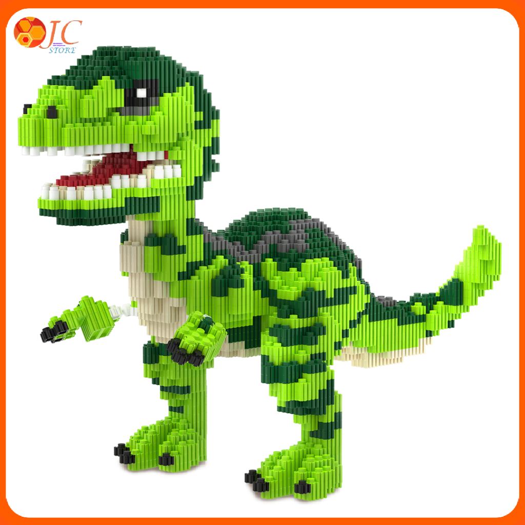 Jual JC Nano Block Dinosaurus T-Rex Mainan Anak Balok Susun Puzzle ...