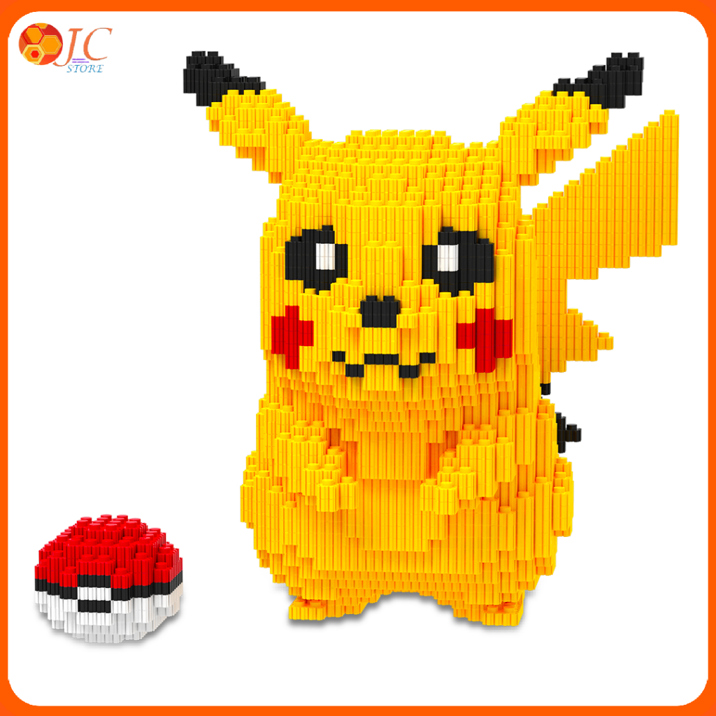 Jual JC Nano Block Pikachu With Ball Mainan Anak Balok Susun Puzzle ...