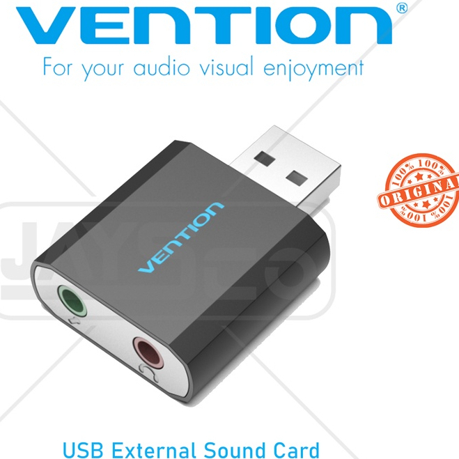 Jual Vention S17 Universal External USB Sound Card PlugPlay | Shopee ...