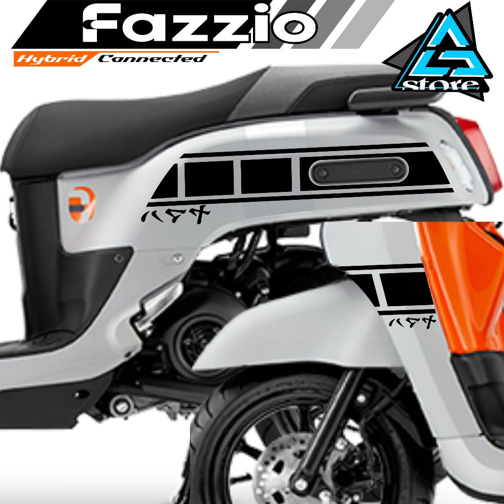 Jual STRIPING FAZZIO/STICKER CUTTING/F.397/STIKER LOGO YAMAHA JAPAN/LIS ...