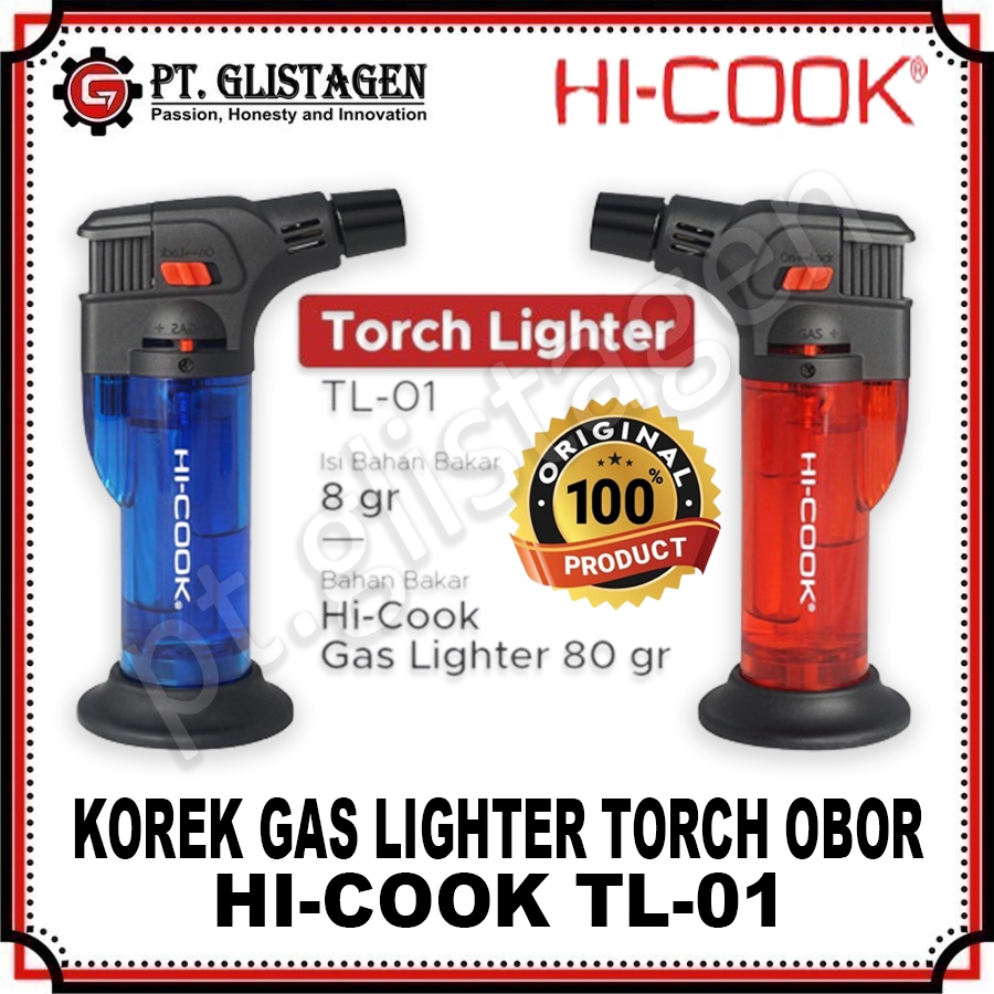 Jual HI-COOK TL-01 Pemantik Obor/Torch Lighter/Gas Lighter/Korek Gas ...