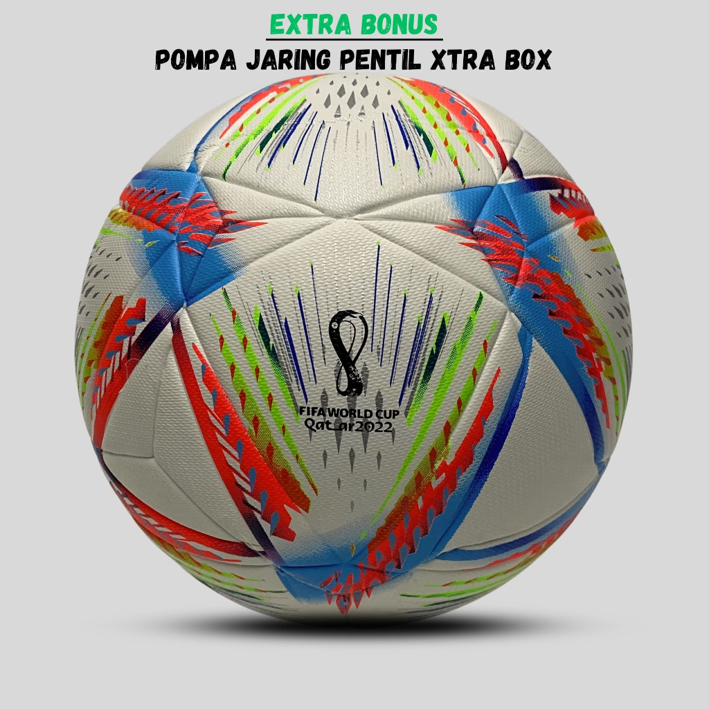 Jual bola sepak size 4 AL RIHLA premium bola kaki ssb ADIDAS AL RIHLA ...