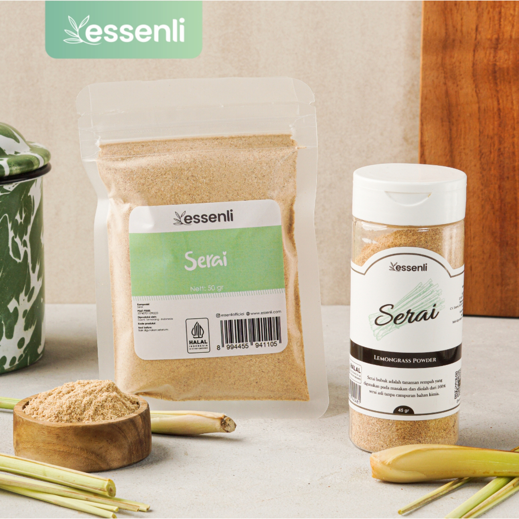 Jual ESSENLI Serai / Sereh Bubuk Bumbu Rempah Dapur | Shopee Indonesia