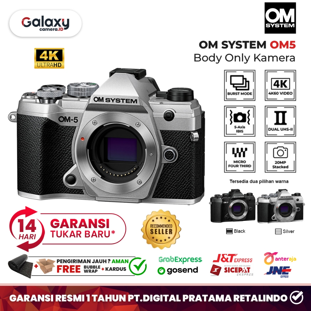 Jual OM SYSTEM OM-5 Body Only Olympus OM SYSTEM OM5 Garansi Resmi ...